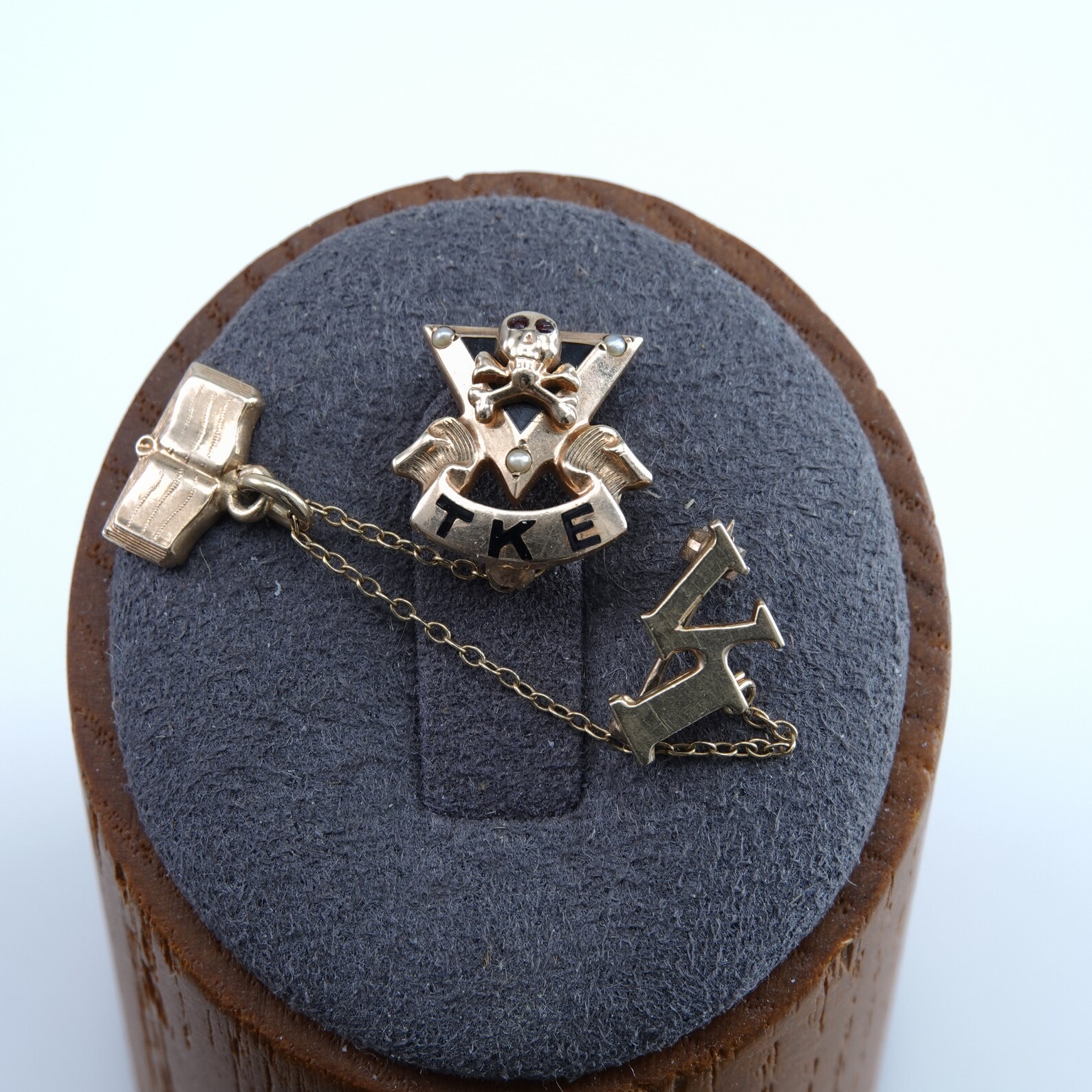 10k Tau Kappa Epsilon Fraternity Gold Fraternal Skull and | Etsy