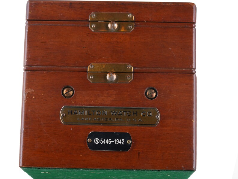 1942 US Navy WW2 Hamilton Ships Mounted Chronometer Watch - Etsy