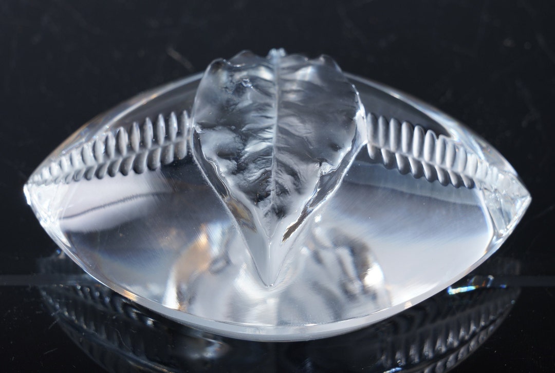 French Lalique Crystal Paperweight - Etsy