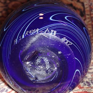 Randy Strong Art Glass Vase Dated January 1978 887 6.5 Tall X 4.5 Wide ...