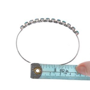 6 3/8 C1950's Bell Trading Post Snake Eye Turquoise Sterling Cuff ...