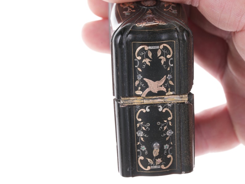 18th/19th Century 9ct Gold /sterling Inlaid Tortoise Shell - Etsy