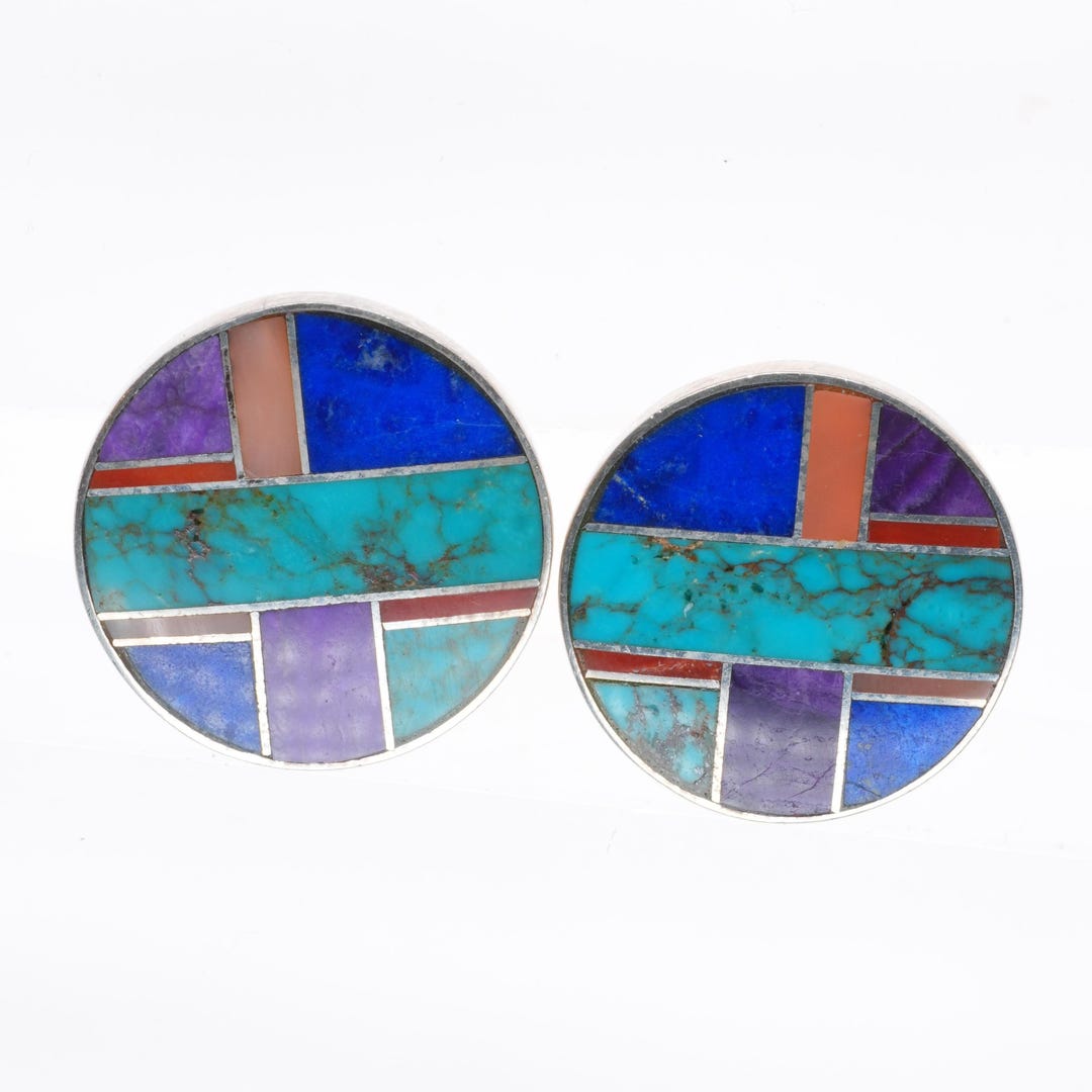 Ray Tracey Knifewing Navajo Sterling Silver, Turquoise, Sugilite ...