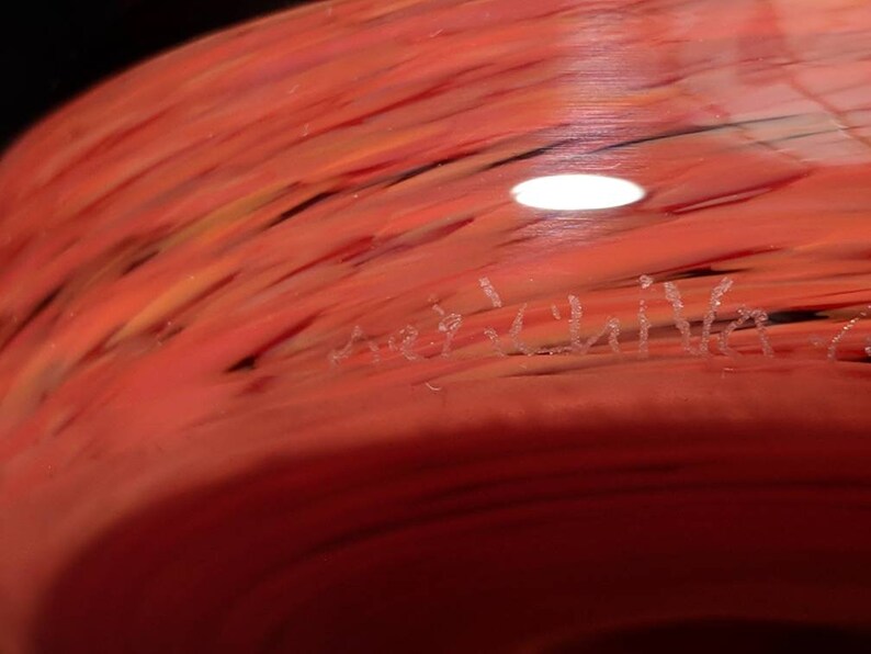 Pizzichillo & Gordon 15.5 Studio Art Glass Bowl | Etsy