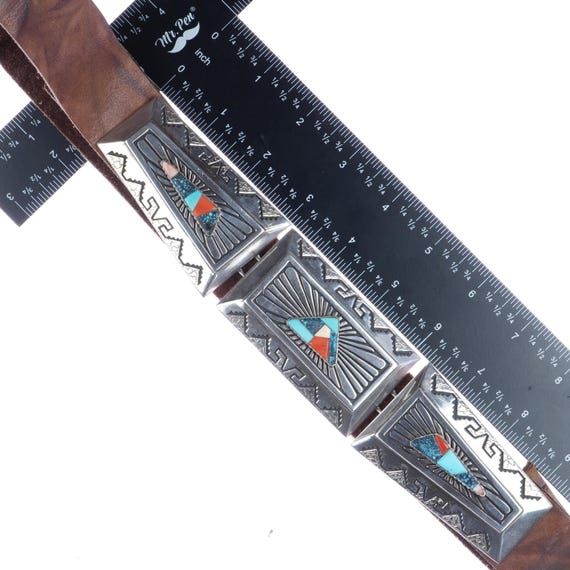 Alvin & Lula Begay Navajo High grade cobblestone inla… - Gem