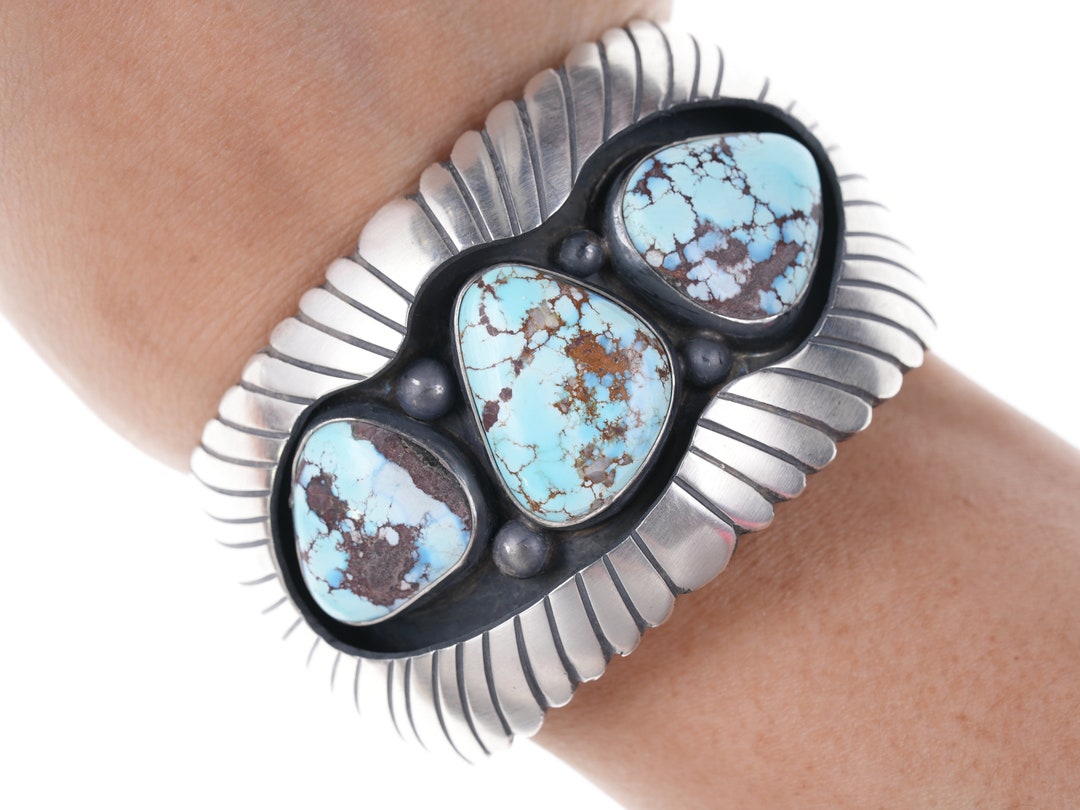 Daniel Benally Navajo Golden Hill Turquoise Cuff Bracelet - Etsy