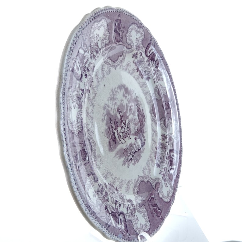 C1850 Texian Campaigne Historical Staffordshire Purple - Etsy