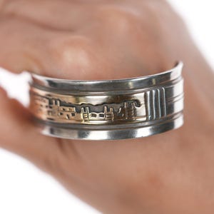 6 3/8 14k/sterling Leonard Nez Navajo Cuff Bracelet - Etsy