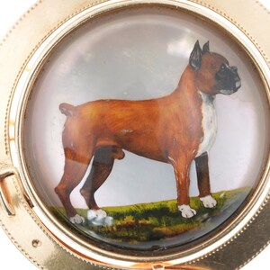 Large Antique 14k Gold Essex Crystal Boxer Dog Pin - Etsy