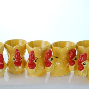 6 Vintage Goebel Figural Chicken Egg Cups - Etsy