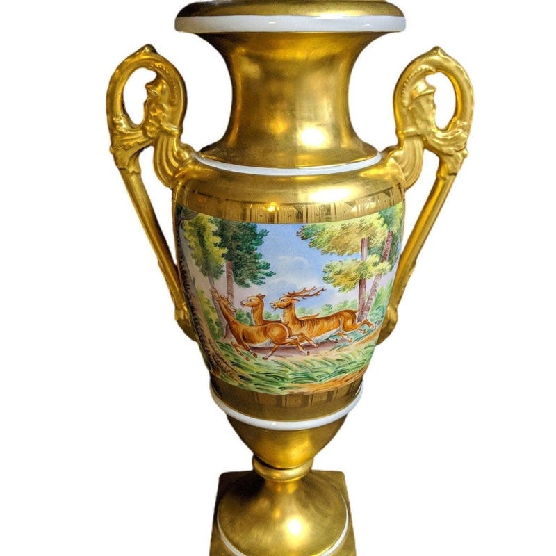 Old Paris Vase - Etsy