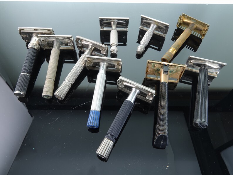 Vintage Safety Razor Collection Gillette Black Beauty - Etsy