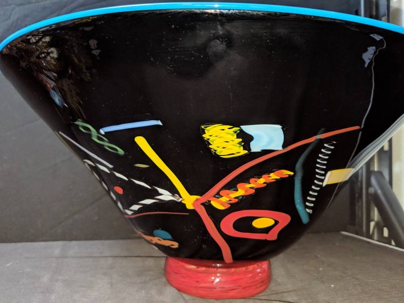 Pizzichillo & Gordon 15.5 Studio Art Glass Bowl - Etsy