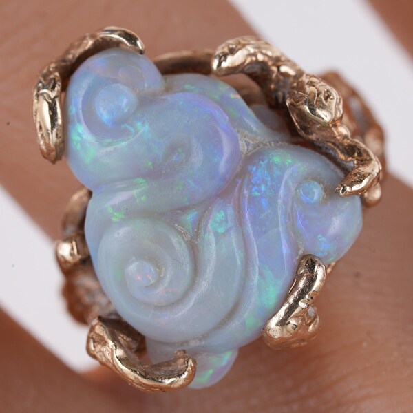 Carved Opal - Etsy