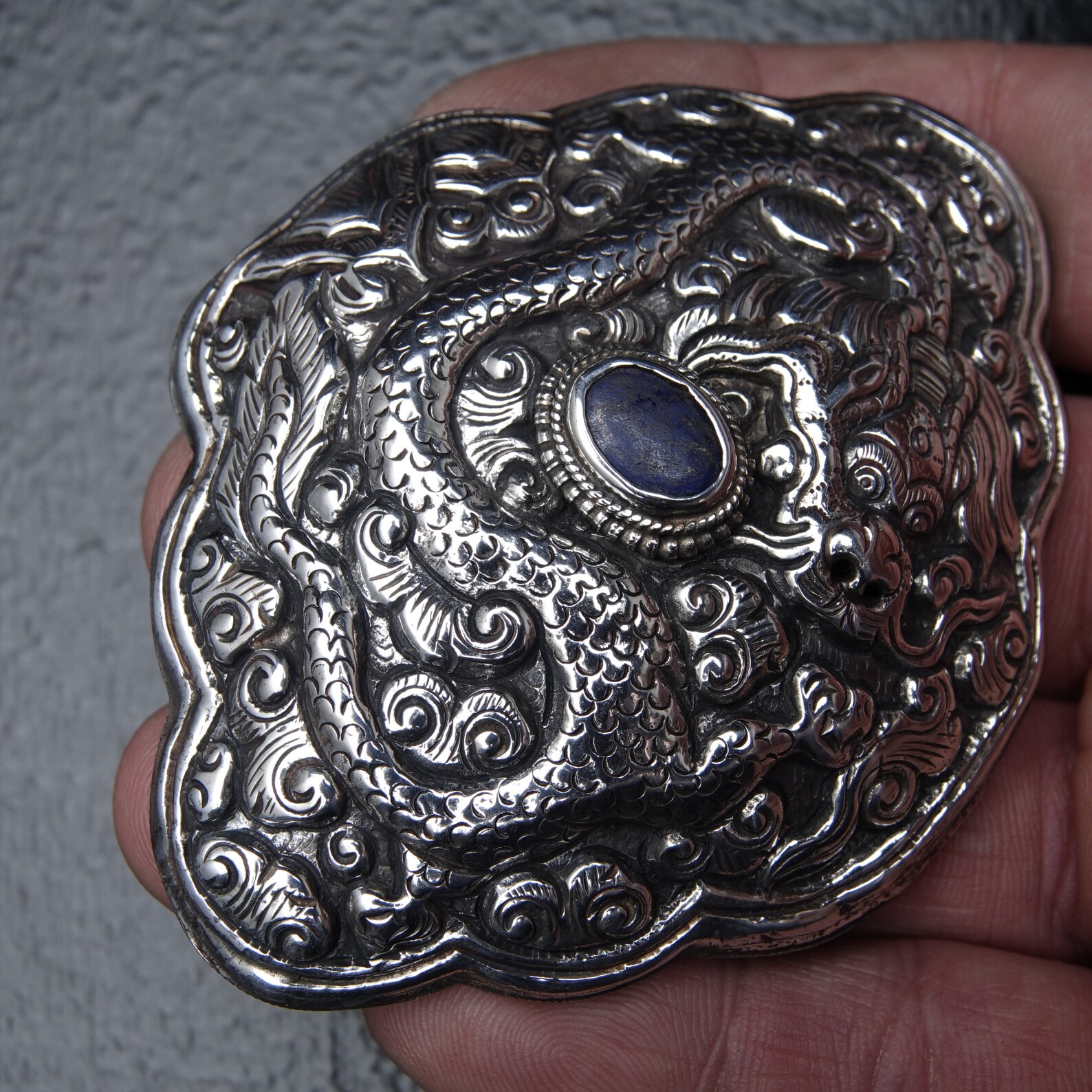 Antique Chinese Qing Dynasty Silver Dragon Belt Buckle Later - Etsy