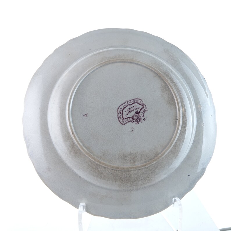 C1850 Texian Campaigne Historical Staffordshire Purple - Etsy