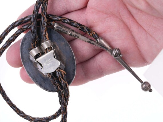 c1950's Native American Spider/Web Silver and turquoi… - Gem