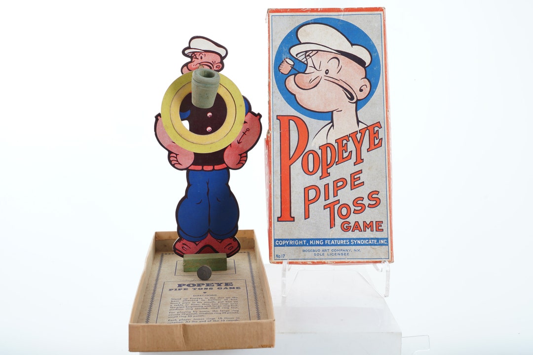 1930's Popeye Pipe Toss Game - Etsy
