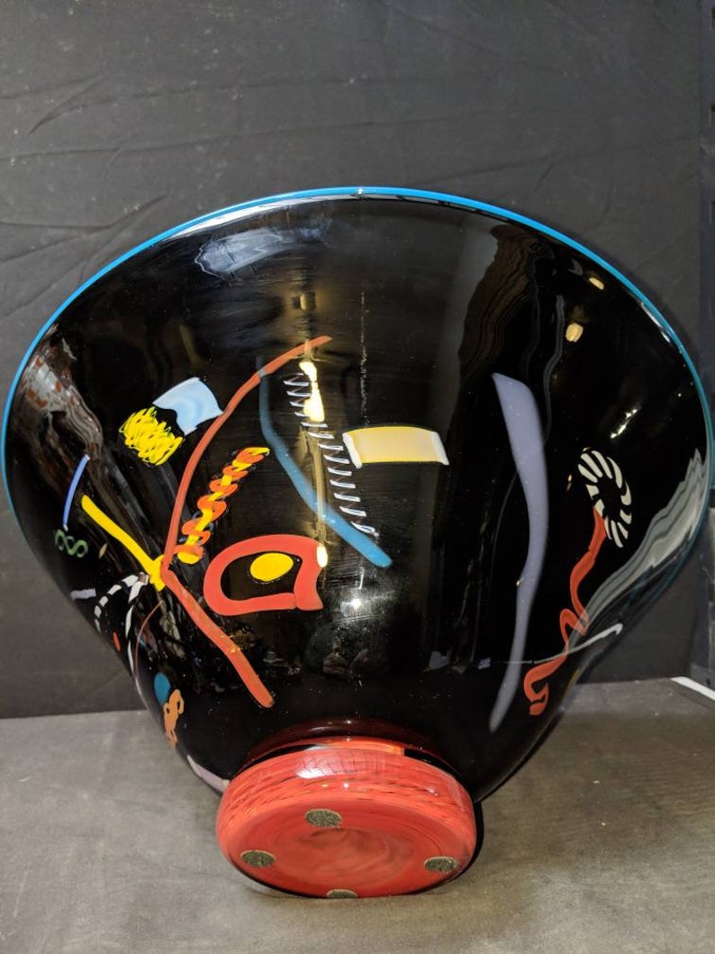 Pizzichillo & Gordon 15.5 Studio Art Glass Bowl | Etsy