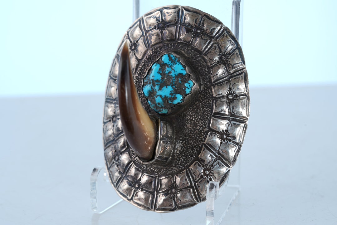 Sterling Silver Turquoise Cowboy Hat Pin by Pin Roycroft - Etsy