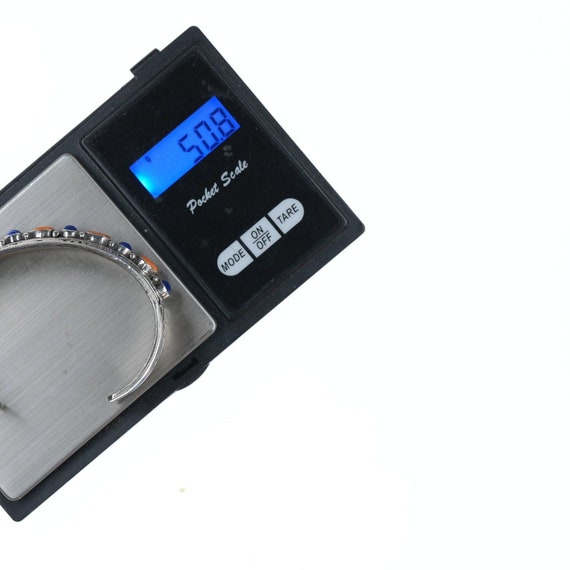 6.5" david reeves navajo sterling lapis, and spiny oy… - Gem