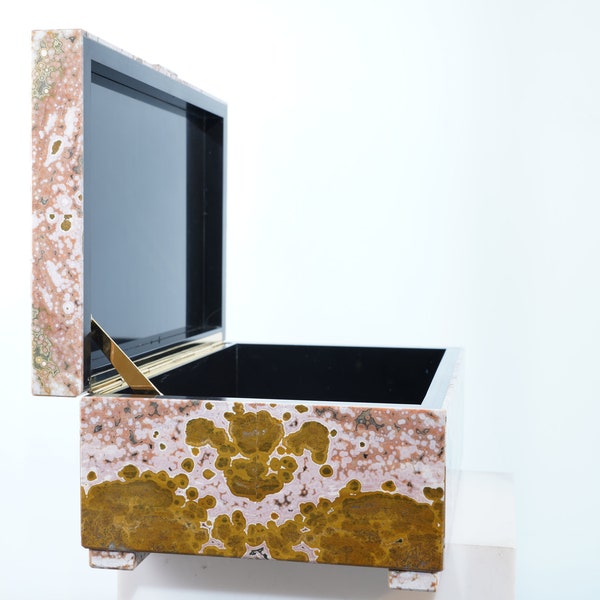 Black Line Jasper - Etsy