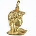 Vintage 18k Gold Statue of David Head Bust Charm /pendant - Etsy