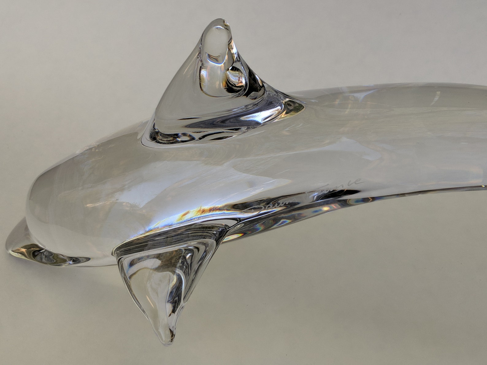 20 Daum French Crystal Dolphin Sculpture - Etsy