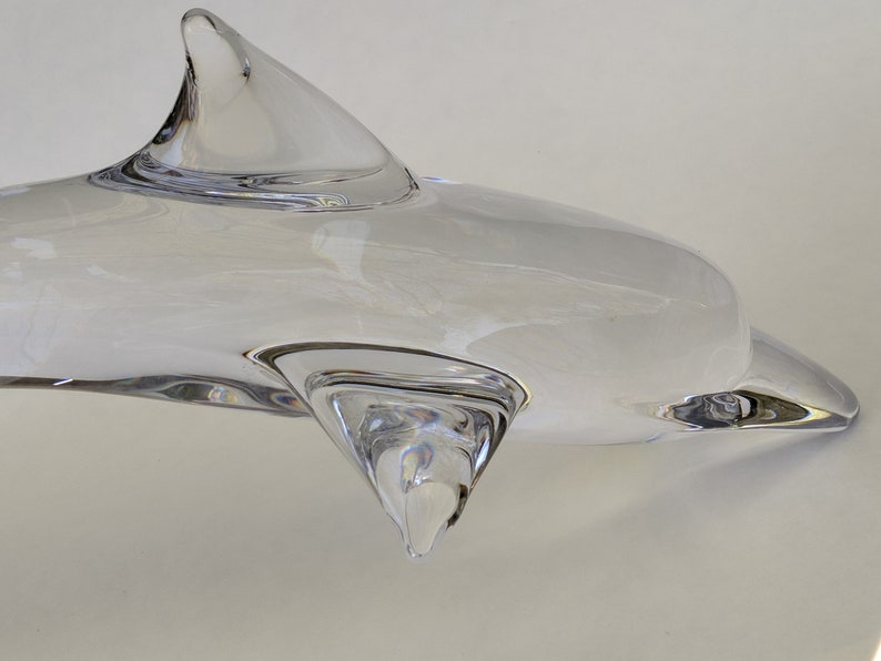 20 Daum French Crystal Dolphin Sculpture - Etsy