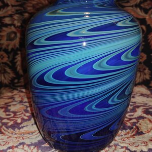 Randy Strong Art Glass Vase Dated January 1978 887 6.5 Tall X 4.5 Wide ...