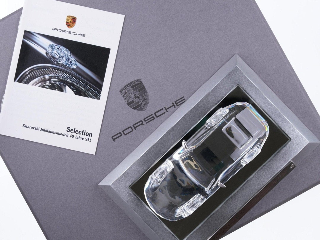 2005 Swarovski Porsche 911 40 Yr Anniversary 1:43 Crystal Scale Model ...
