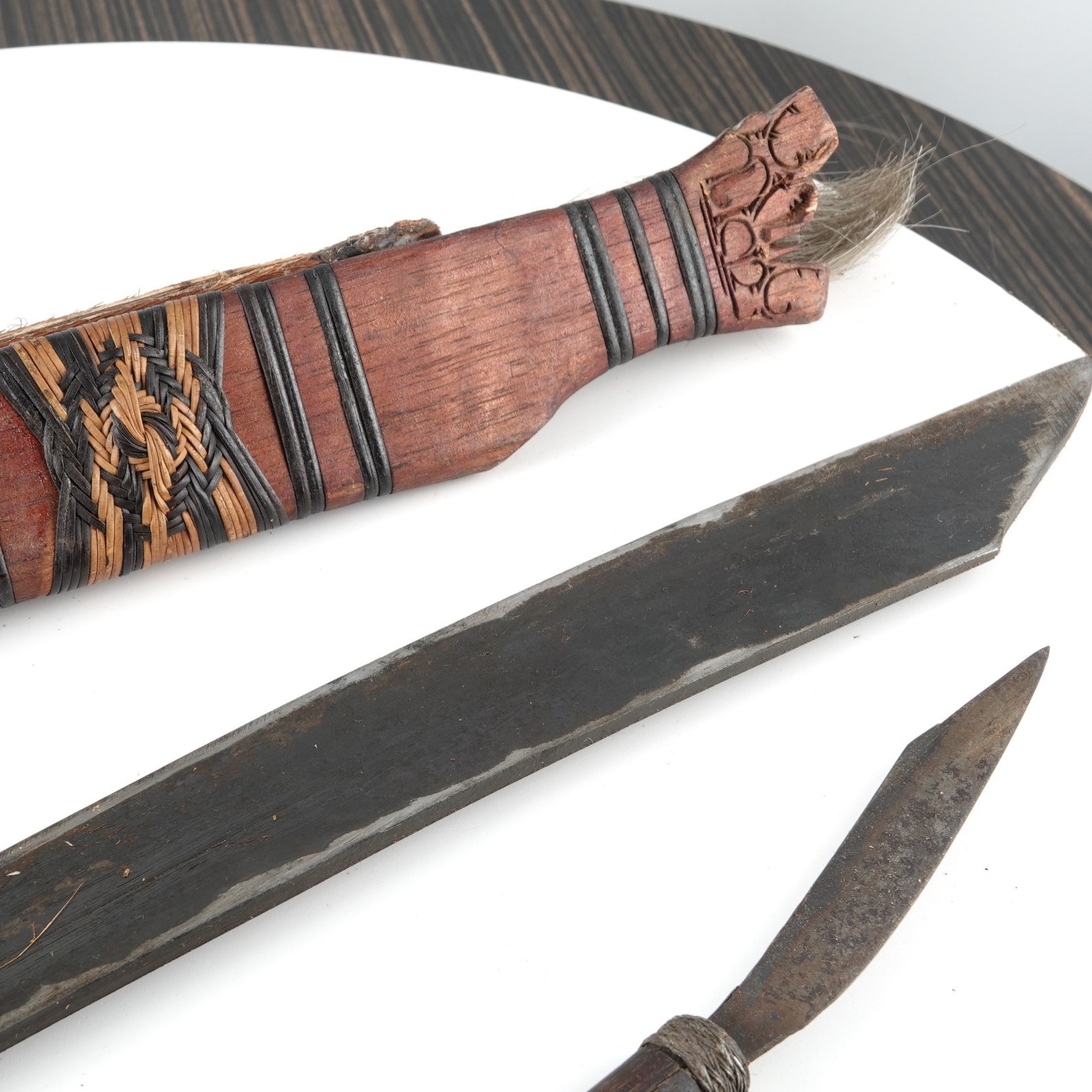 Dayak Mandau Headhunter Sword Sheath and Dagger | Etsy