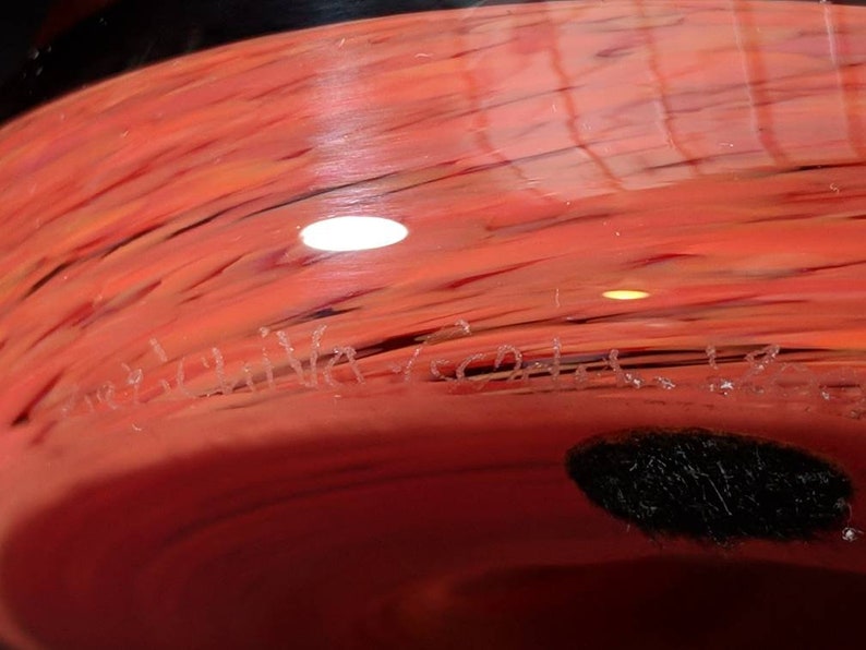 Pizzichillo & Gordon 15.5 Studio Art Glass Bowl - Etsy