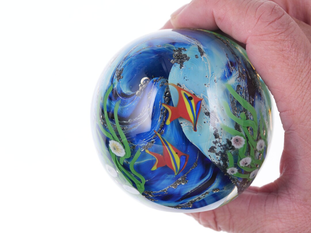 Joseph Morel Zellique Fish Deep Sea Paperweight 1995 - Etsy