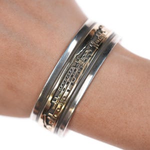 6 3/8 14k/sterling Leonard Nez Navajo Cuff Bracelet - Etsy