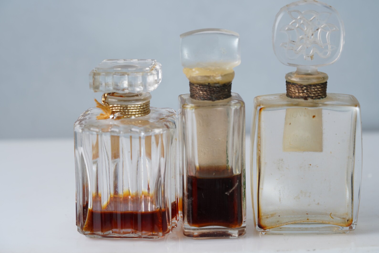 C1950's French Perfume Bottles - Etsy