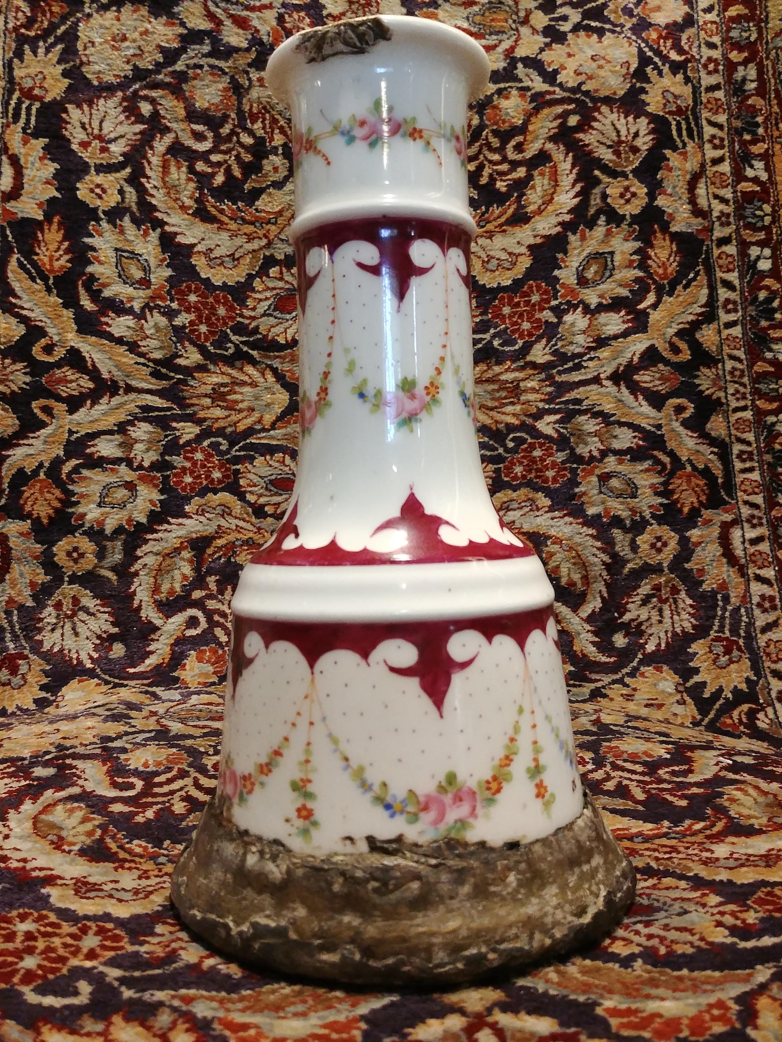 Antique Hookah Base Ornate Early 19th Century Hand Painted - Etsy