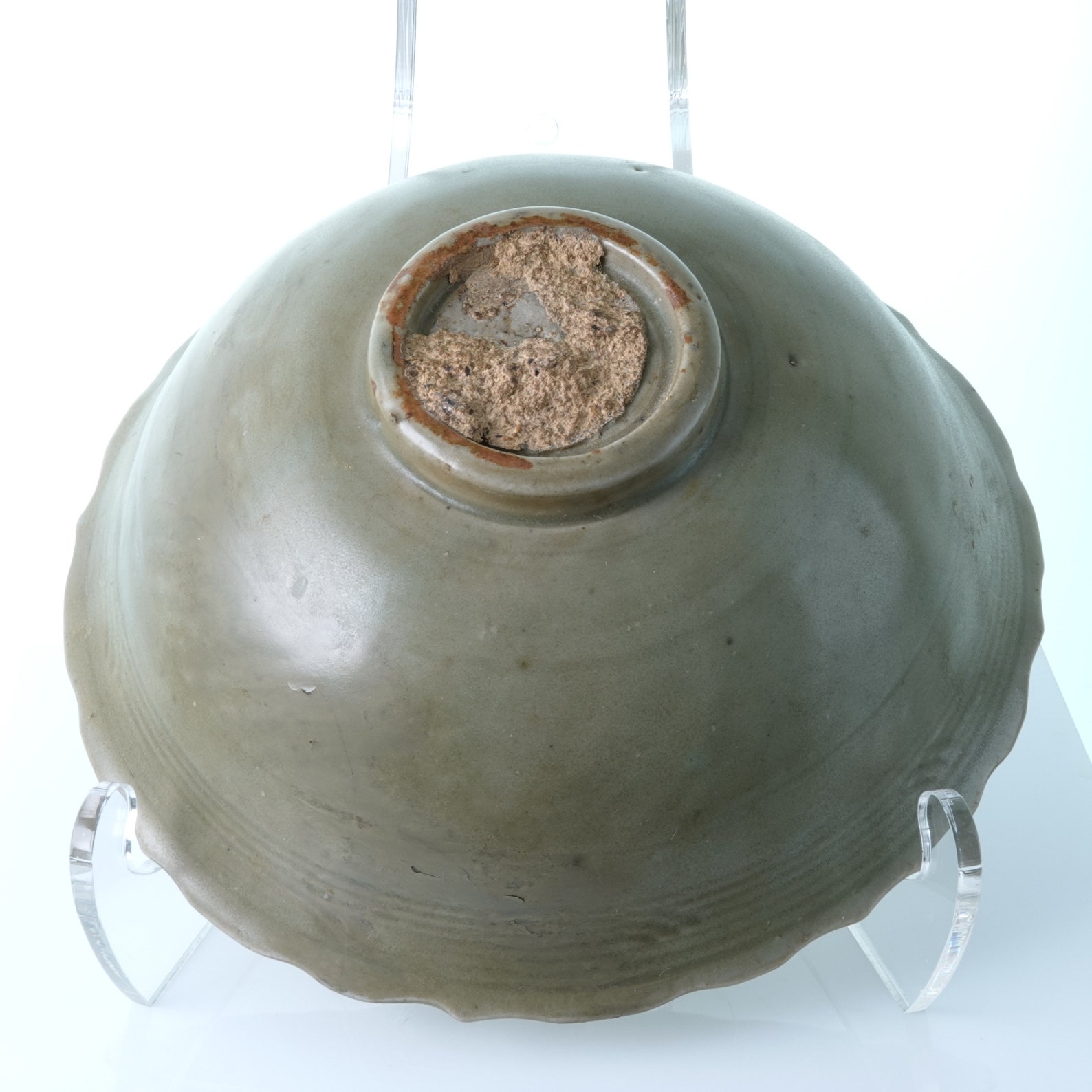 Ming Dynasty Chinese Barbed Edge Celadon Bowl With Incised - Etsy