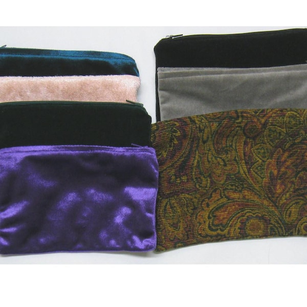Teal Velvet Pouches - Etsy