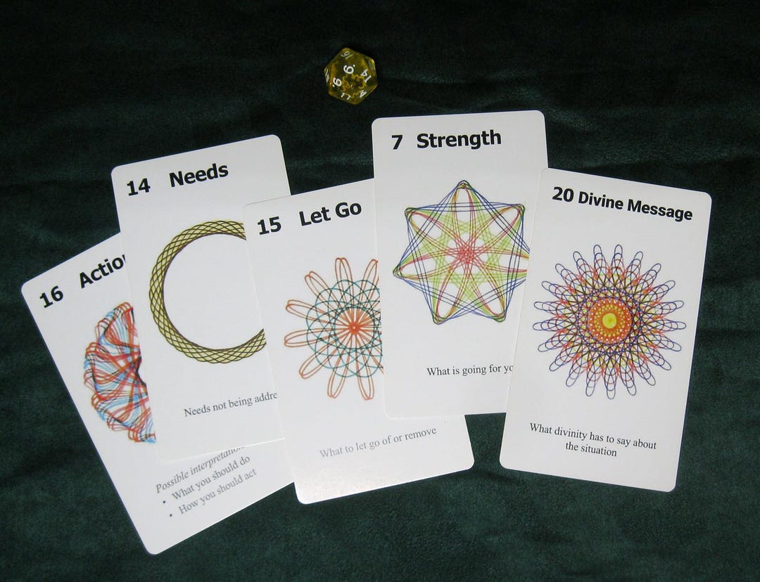 MASTER SPREAD ORACLE Deck, Divination, Tarot, Cards, 1000 Spreads - Etsy