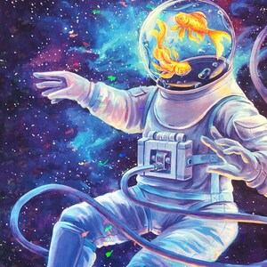 Starfish 11x17 Print Holographic Beautiful Colorful Stars Fish ...