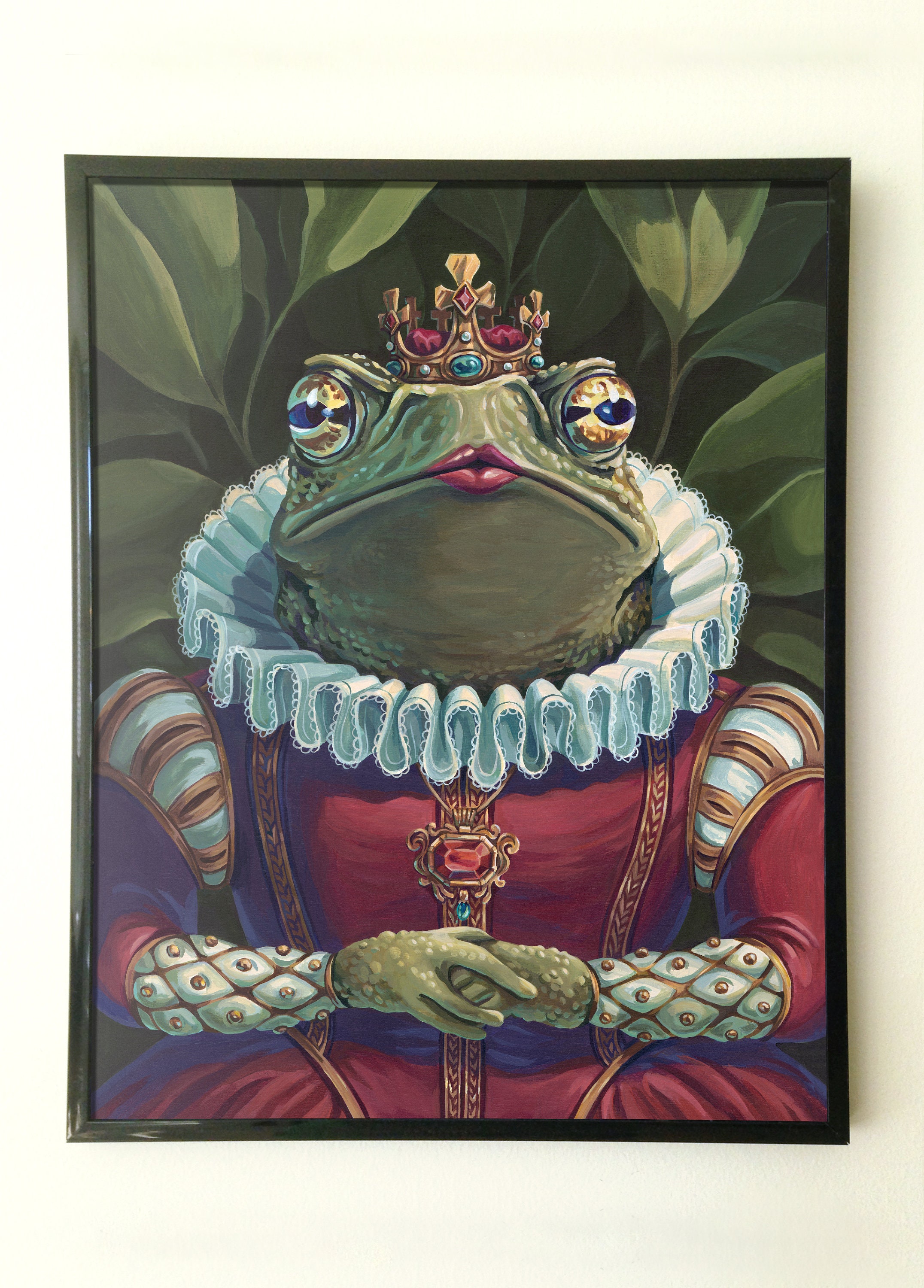 Toad Queen 11x17 11x14 Reproduction Print Princess Fairy - Etsy