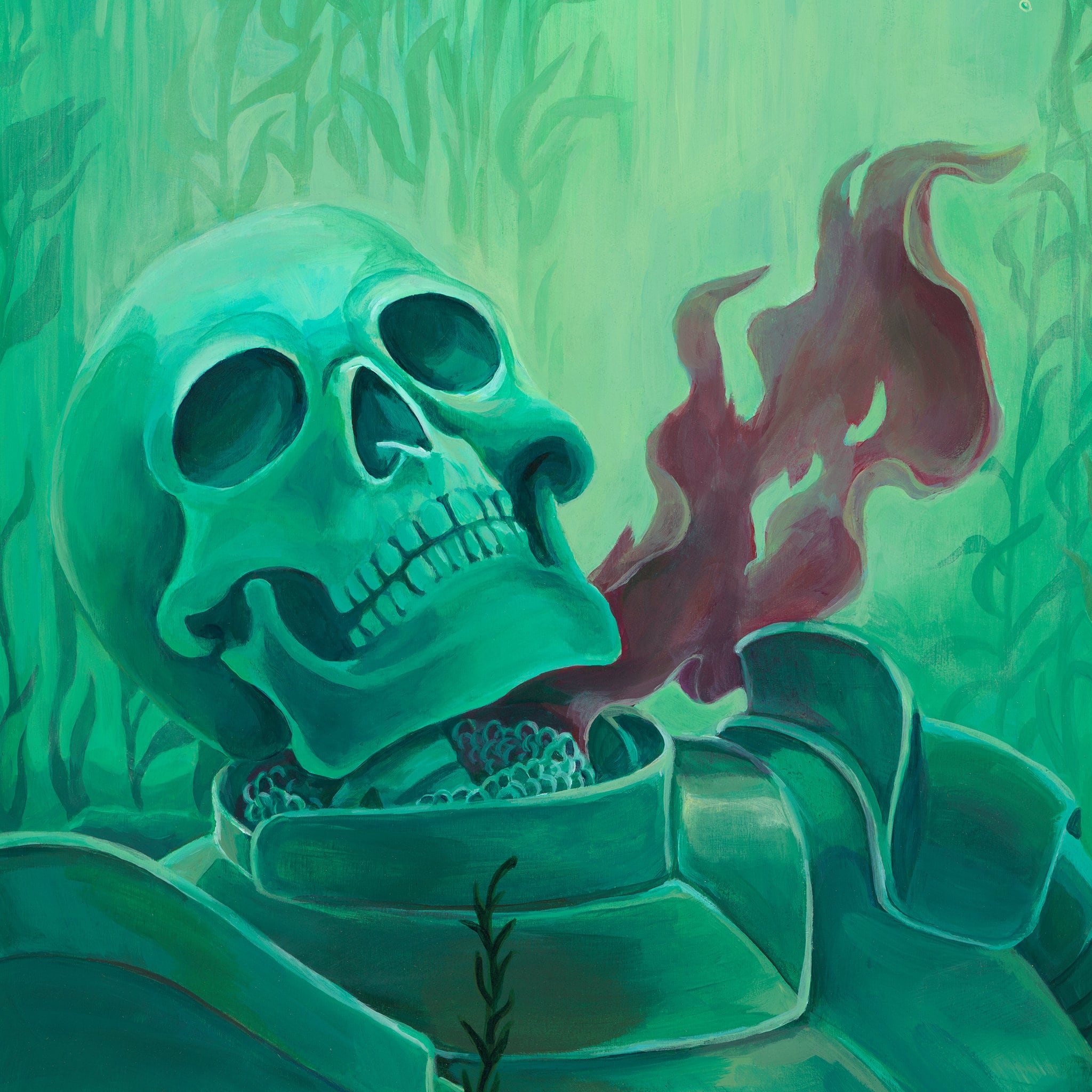 Underwater Knight 11x17 Print Skull Skeleton Medieval Sunken - Etsy Canada