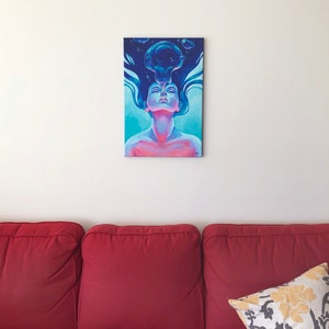 Lofi for Skeletons Canvas Print 16x24 24x36 Skull Music Jams DJ ...