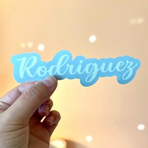 FOR Font // Custom Vinyl Name Decal // Vinyl Stickers // Holographic ...