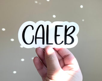 Vivian Font // Custom Vinyl Name Decal // Vinyl Stickers // Holographic ...