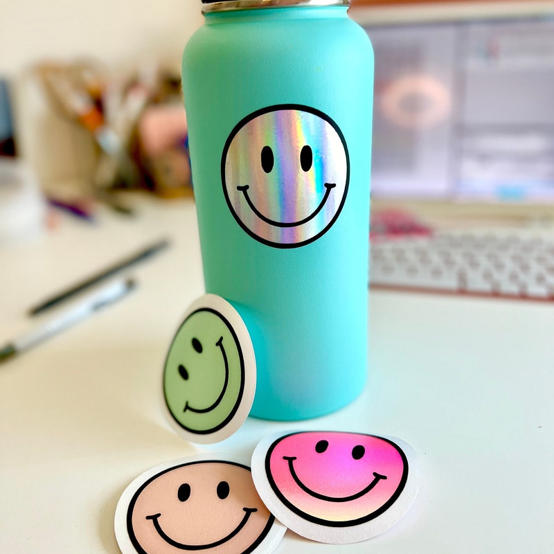 Smiley Face Stickers - Etsy