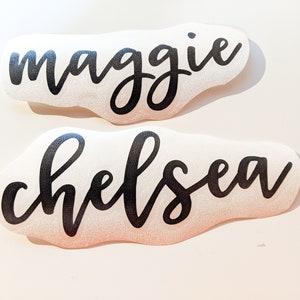 ALLISON Font // Custom Name Vinyl Decal // Vinyl Stickers ...