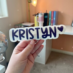 FLORENCE Font // Custom Vinyl Name Decal // Vinyl Stickers ...