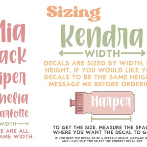 Kendra Font // Custom Name Vinyl Decal // Vinyl Stickers // Holographic ...